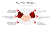 Handshake PowerPoint Template Free Download presentation