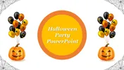 Editable Halloween Theme Slides PowerPoint Template