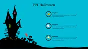 Spooky Halloween Background For PowerPoint & Google Slides