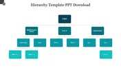 Editable Hierarchy Template Download For Presentation