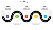 Best PowerPoint Roadmap SmartArt Presentation Template