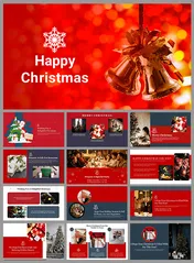 Christmas Parties PowerPoint and Google Slides Themes