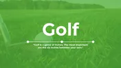 Golf PPT Presentation Templates And Google Slides Themes