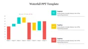 Colorful Waterfall PPT Template Free Presentation Slide