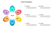 Editable Petal Template Presentation Slide Design