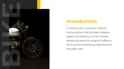 Motorcycle PowerPoint Presentation And Google Slides Themes