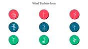 Try Now! Wind Turbine Icon PPT Presentation Slides