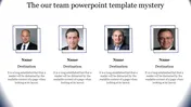 Team Introduction PowerPoint Template Free Google Slides