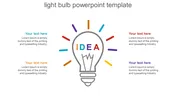 Multi-Color Lightning PowerPoint Template Slide Design