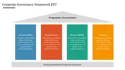 Innovative Four Pillars PowerPoint Slide PPT Template