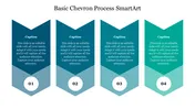 Creative Chevron Graph PowerPoint Presentation Slide