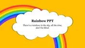 Rainbow PowerPoint Presentation Template and Google Slides