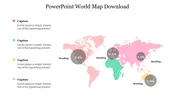 Get This Free Editable World Map PowerPoint Template