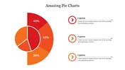 Buy Now! Cool Pie Charts Presentation Template Slide