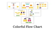 Colorful Flow Chart PowerPoint And Google Slides Templates