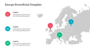 Premium Free Map Of Europe For PowerPoint Presentation