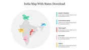 Map Of India Infographics PowerPoint and Google Slides