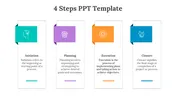 4 Steps PowerPoint Presentation And Google Slides Themes