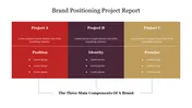 Multicolor Project Report PPT Template Slide Designs