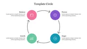 Attractive Design PowerPoint Segmented Circle Template