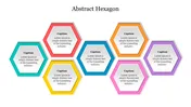 Excellent Hexagon Slide Template for Business Slide