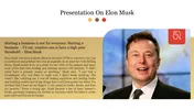 Elon Musk Presentation PPT Template for Google Slides