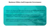 Business Ethics And Corporate Governance PPT & Google Slides