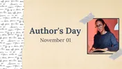 Best Authors Day PowerPoint and Google Slides Templates