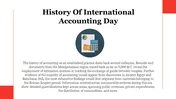 International Accounting Day PPT and Google Slides Themes