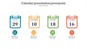 Calendar Infographic PPT Template and Google Slides