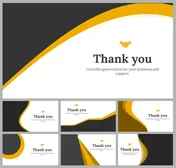 Funny Thank You PPT Presentation and Google Slides