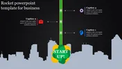 Attractive Rocket PowerPoint Template and Google Slides