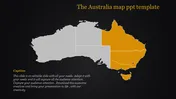 Free Editable Map of Australia PPT Template & Google Slides