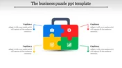 Ready To Use Puzzle PPT Template Free Download