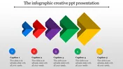 Creative Slides For Presentation With Light Bulb Design