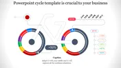 Free Bicycle Template PowerPoint Presentation Slide