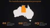 Free Editable Map of Australia PPT Template & Google Slides