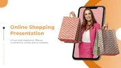 Online Shopping PPT Presentation Template & Google Slides