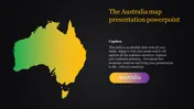 Free Editable Map of Australia PPT Template & Google Slides