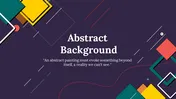 Abstract Background PPT Presentation and Google Slide