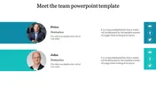 Team Member PPT Template Presentation and Google Slides
