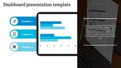 Visual Project Dashboard PPT Template and Google Slides