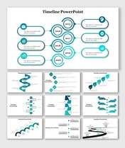Get Now Parallel Timelines Examples PowerPoint Template