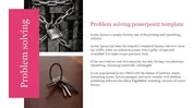 Concise Problem-Solving PPT Template and Google Slides