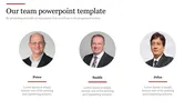 Professionally Designed Our Team PPT Template Presentation