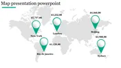 Buy Now! World Map Marketing PowerPoint Presentation