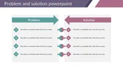 Four Noded Problem Solving PowerPoint Template