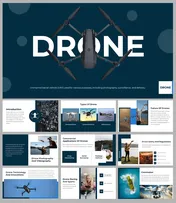 Editable Drone PPT Presentation Template and Google Slides