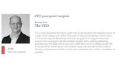 CEO PowerPoint Templates Presentation and Google Slides