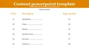 Index Presentation Template PowerPoint Google Slides